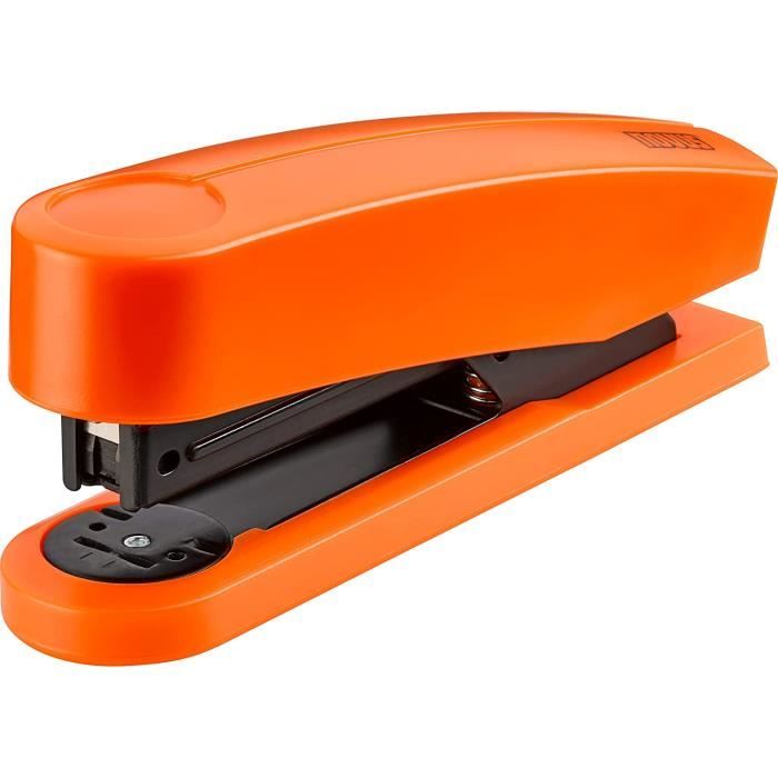 Agrafeuse de bureau manuelle AJW B2 Table 25 feuilles 65mm Funny Orange ...