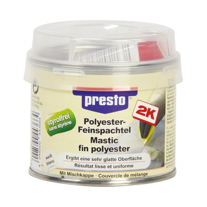 Mastic - BG - Polyester fin souple - 250 g - Noir - À l'unité ...