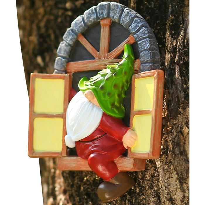 Starters Statue De Nain De Jardin, Figurine En Résine Nain De Jardin Coquine Statue De Gnome ...