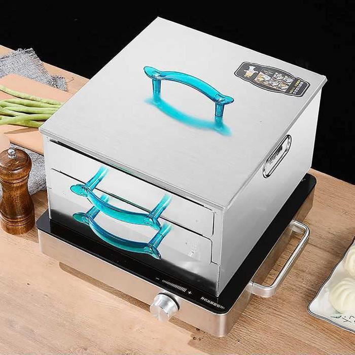 ZZLYY Tiroir Vapeur Domestique Cuiseur Vapeur en Acier Inoxydable ...
