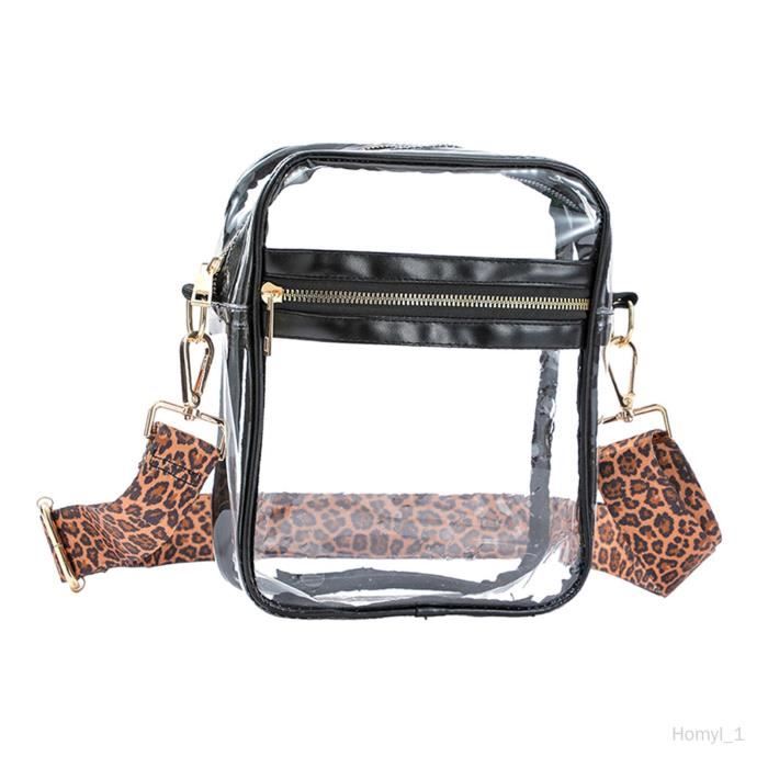 Sac Transparent Sac à Main à bandoulière Transparent pour Hommes Femmes ...