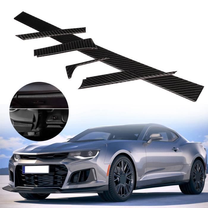 Dilwe garniture en fibre de carbone 5 pièces panneau de garniture de ...