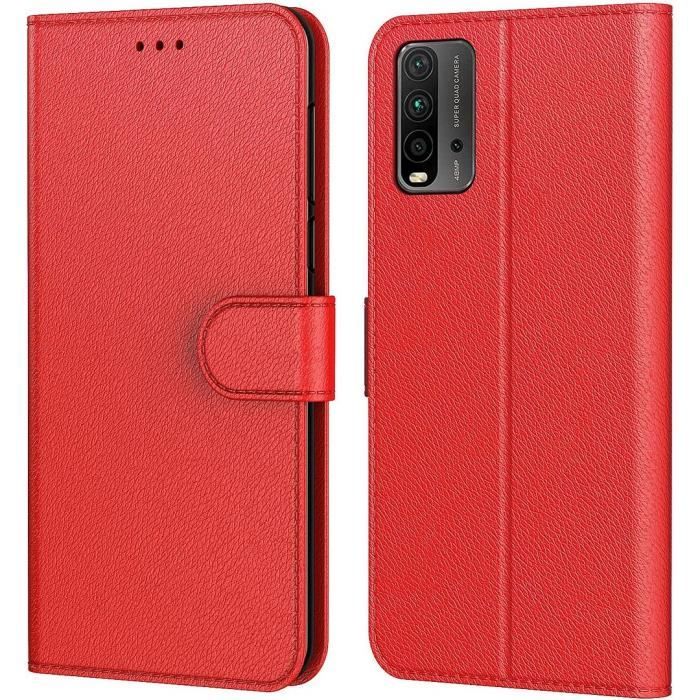 Coque de Protection - E.F.CONNECTION - Redmi 9T - Cuir Souple - 3 ...