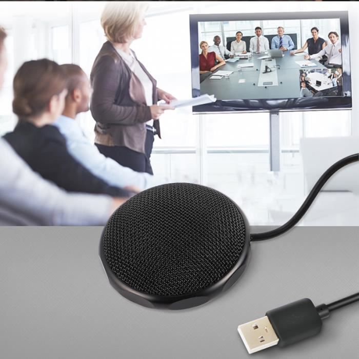 Conference USB Microphone 360 Degree Pickup Omnidirectional Mic for ...