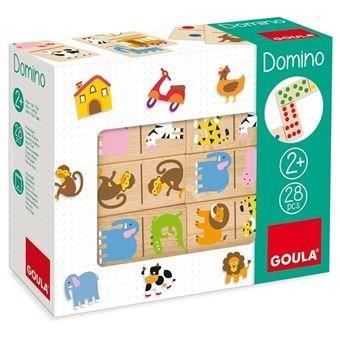 Jeu de dominos en bois - GOULA Domino Zoo - Animaux du zoo - Mixte - A ...