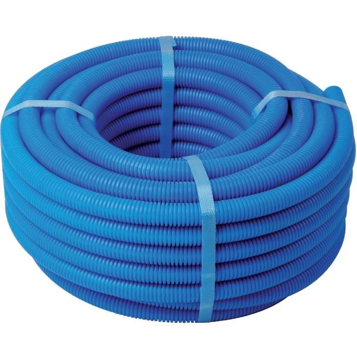 Tube polyéthylène réticulé gaine (P.E.R) Bleu Diam - Cdiscount Bricolage