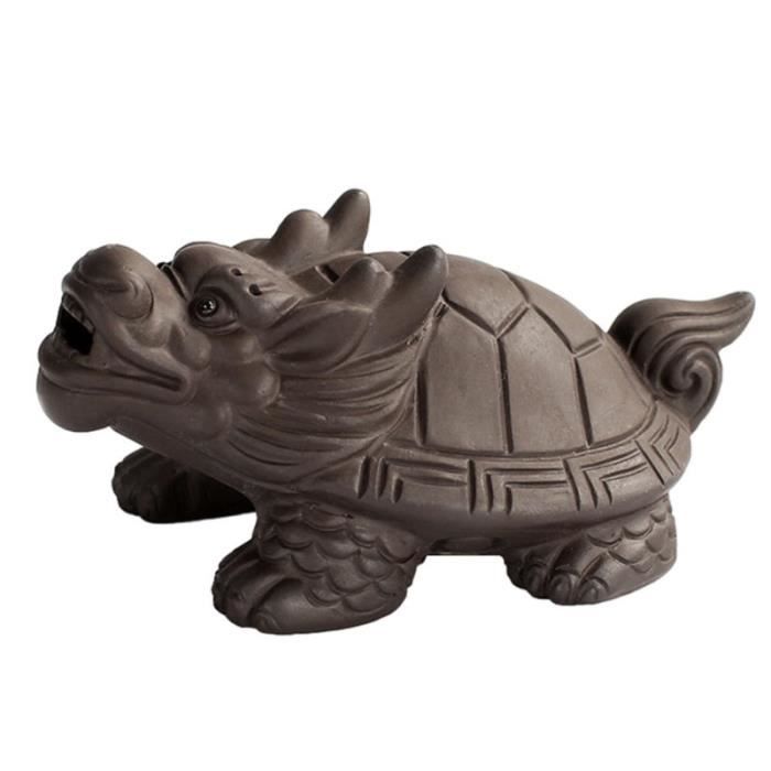 1Pc Dragon Turtle Tea Pet Creative Adorable Tortue ornée Décor pour ...