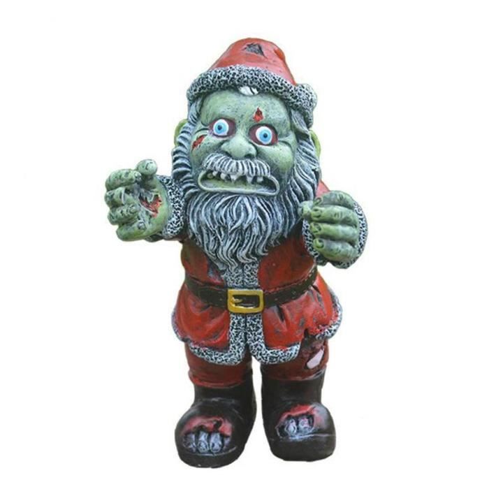 Halloween Horreur Santa Claus Statue Horreur Undead Santa Figurine ...