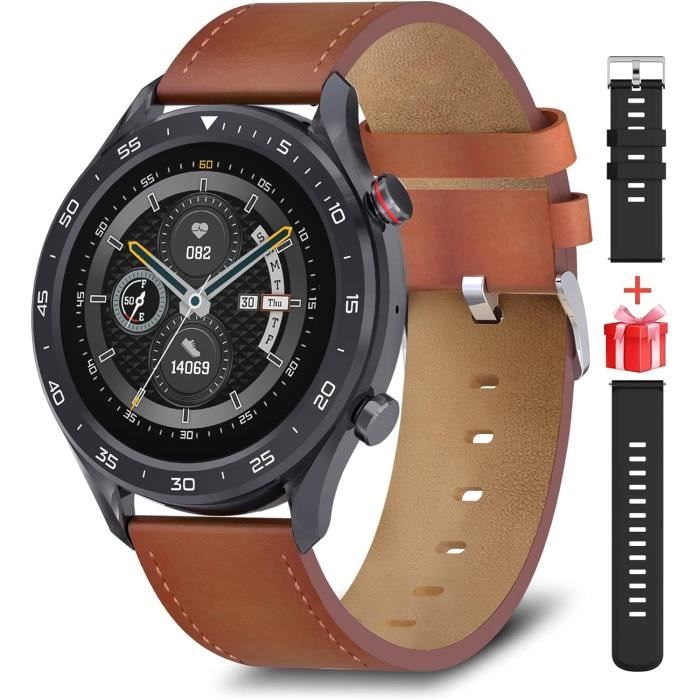 Montre Connectée Homme 1,3 \U201C Passer-Recevoir Des Appels Mains ...