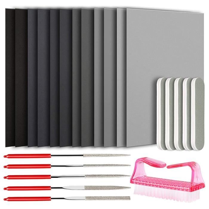 Ensemble D'Outils de Moulage de RéSine 23 PièCes, Kit de Polissage de ...