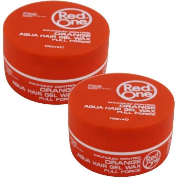 Red One cire coiffante Full Force orange senteur melon 150 ml lot de ...