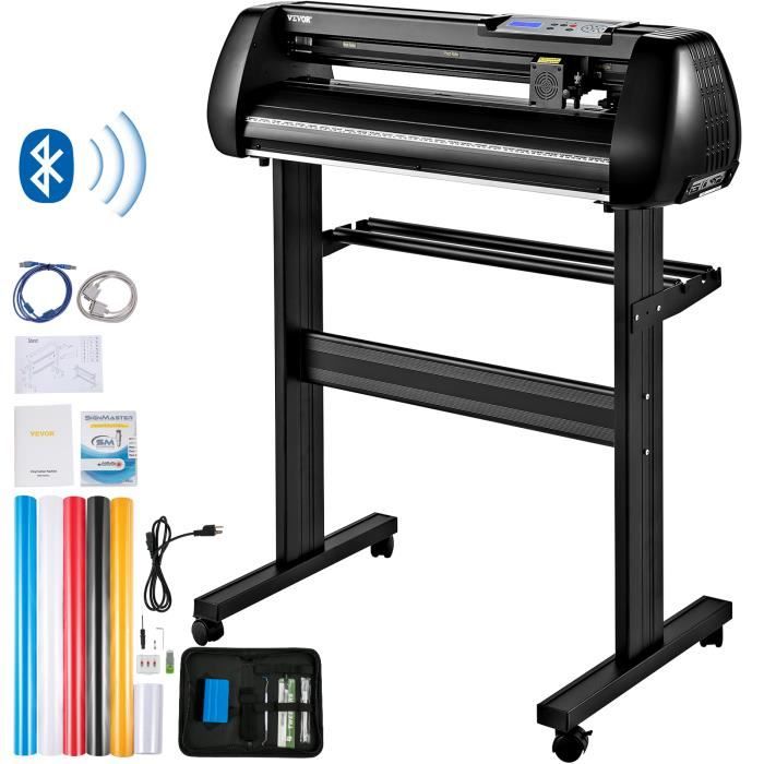 Plotter de découpe vinyle - VEVOR - Traceur de Coupe 720 mm SK-720L - avec Logiciel SignMaster ...