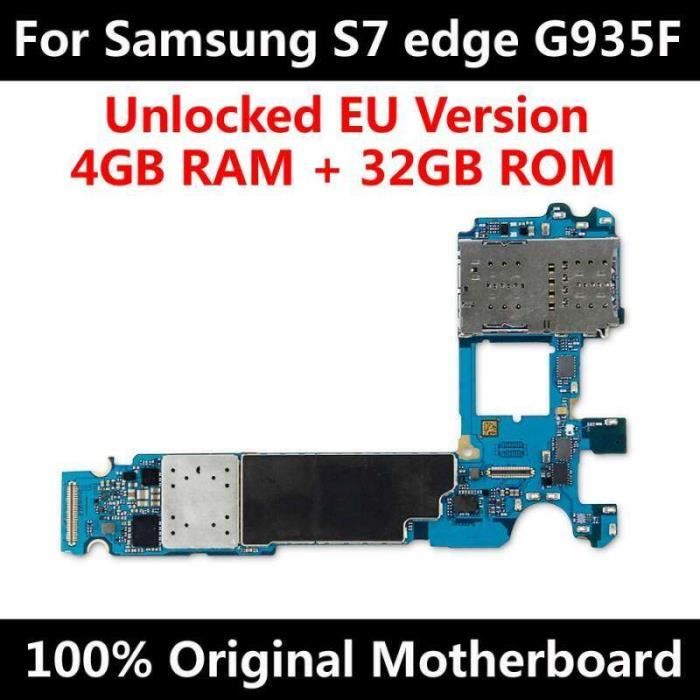 SJ12189-Carte mère originale débloquée pour Samsung Galaxy S7 edge ...