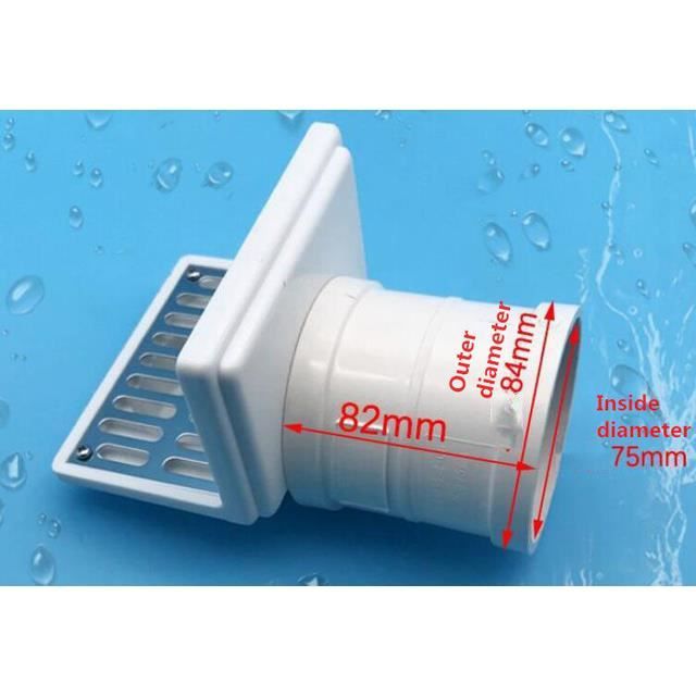 Tuyau de vidange - YWEI - 75 - Acier inoxydable 304 - PVC - Double ...