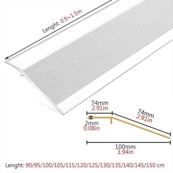 Barre De Seuil Rampe De Seuil For Portes, Cannelure De Réduction Extra ...