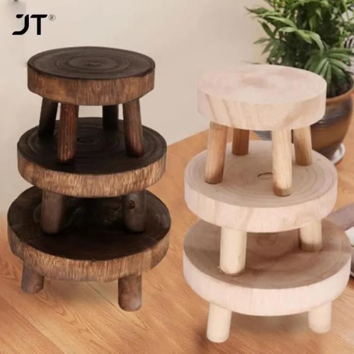 Support de base de pot - Support de plante en bois pour pot de fleur ...