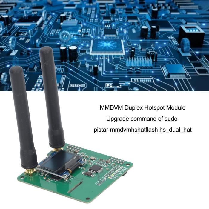 HURRISE module de point d'accès duplex MMDVM double chapeau Module de ...
