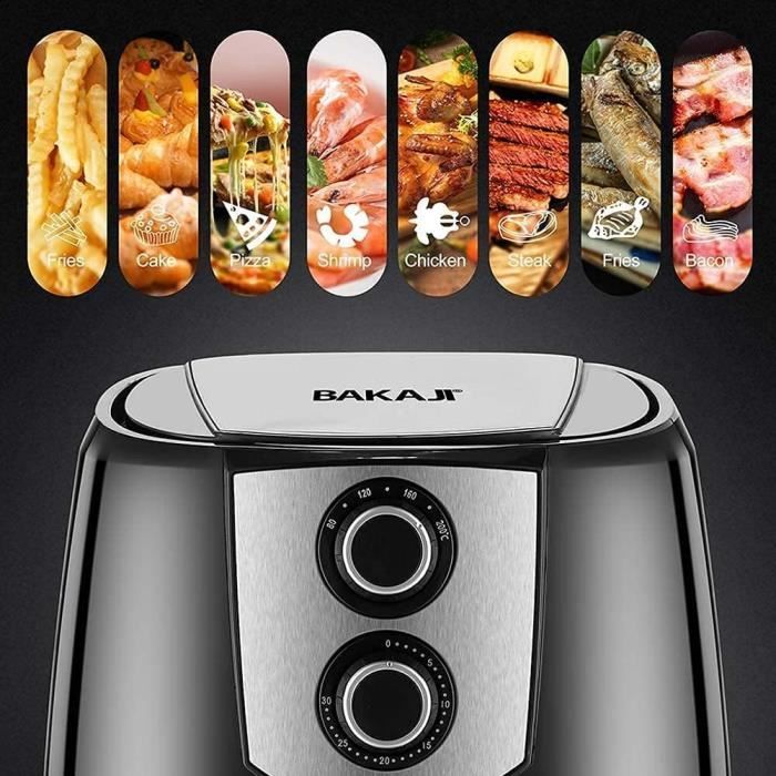 Friteuse À Air Chaud Sans Huile Airfryer 4,4 L Frigge Cuisinière Rôtie ...