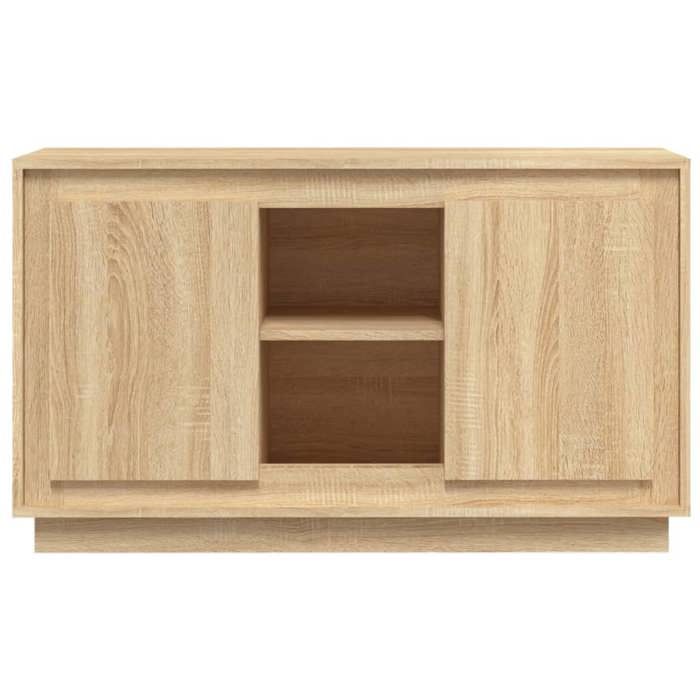 [94834]Buffet Bahut MEUBLECHIC, commode meuble de rangement, chêne ...