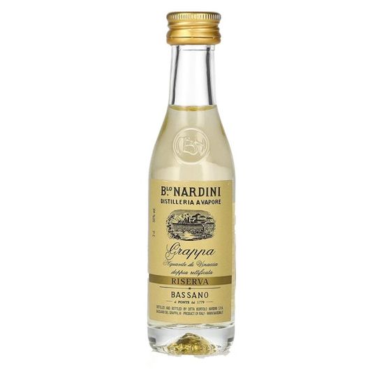 Nardini Grappa Riserva 50% Vol. 0,03l - La cave Cdiscount