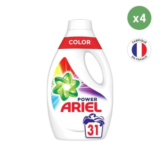 4x31 Lavages Couleur, Lessive Liquide Ariel - Cdiscount Electroménager
