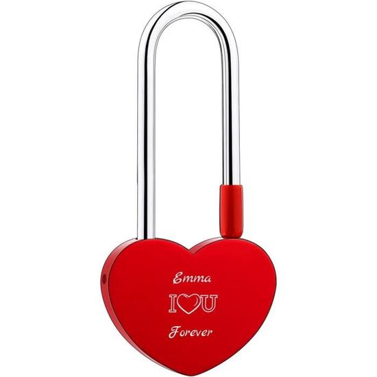 Cadenas D'Amour Personnalisé En Forme De Cœur Photo Personnalisée Nom ...