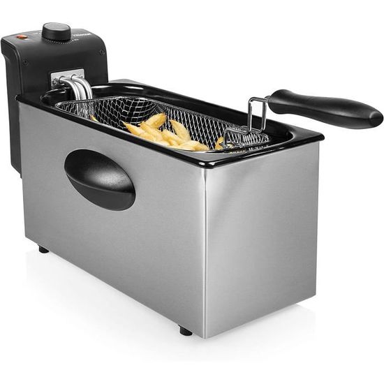 FR-6902PR - Friteuse inox 3 litres - Zone froide - 2 000 W - Panier ...