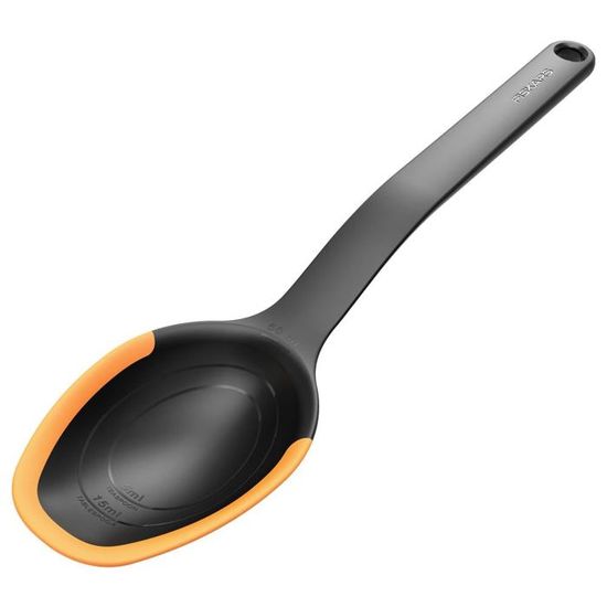Cuillère - FISKARS - Functional Form 1027299 - Silicone - Lave-vaisselle - Mesure intégrée ...