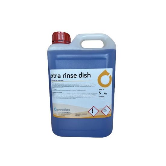 PROQUIBSA - Liquide rinçage - 5L Bleu - Cdiscount Electroménager