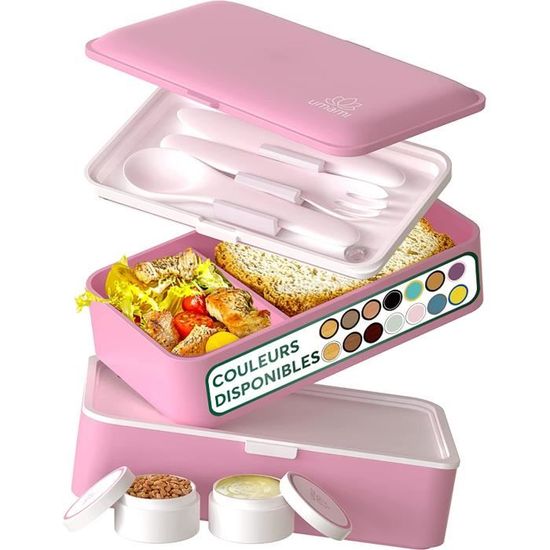 Umami Lunch Box - Bento Lunch Box Tout-en-1, Boite Repas avec Couverts ...