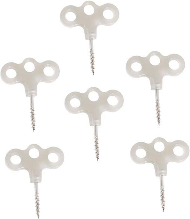 6 Pices Clous De Corde Lumineux Clous De Tente Lumineux Agrafes De ...