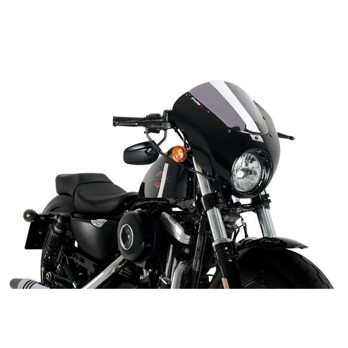 Pare-brise léger fumé demi-caréné pour Harley Davidson 21098H ...