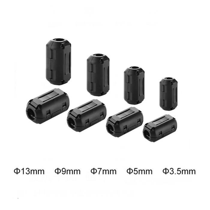 Câble à clipser magnétique, 1-2-5 pièces, 3.5-5-7-9-13mm, noyau d ...