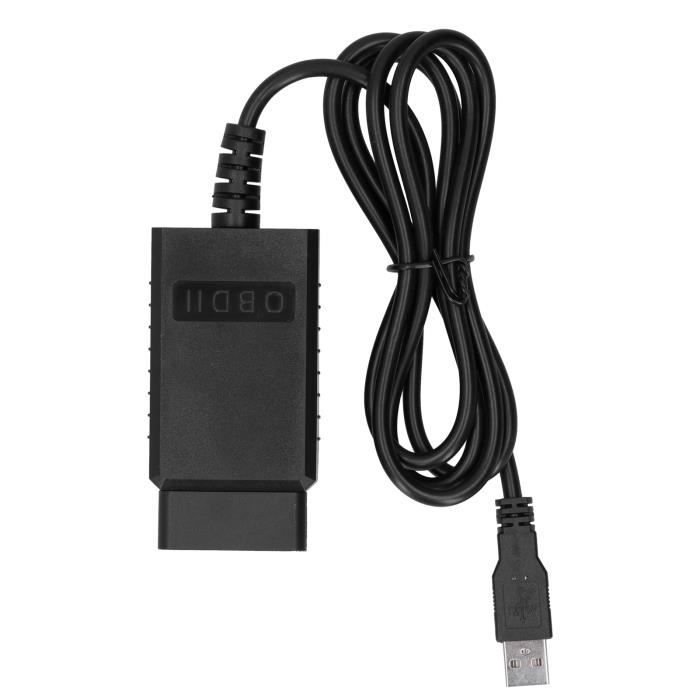 DEX Câble adaptateur OBD2 Outil de Diagnostic USB OBD II EOBD Scanner ...