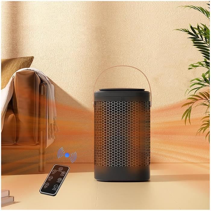 Chauffage Portable, Chauffage Electrique 750-1500 W Avec Thermostat De ...