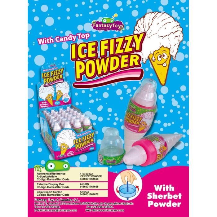 Ice Fizzy Powder x 24 unités - Cdiscount Au quotidien