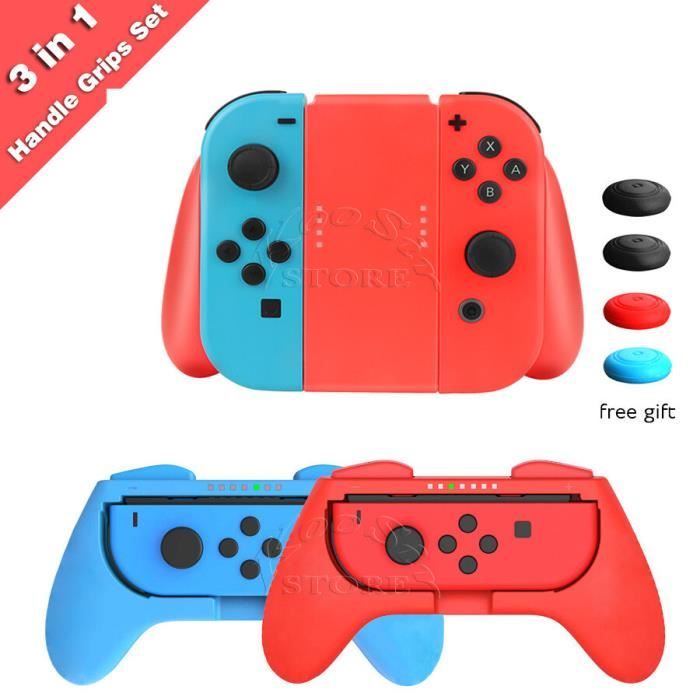 Manette jeux vidéo,poignées de manettes pour Nintendo Switch, support ...