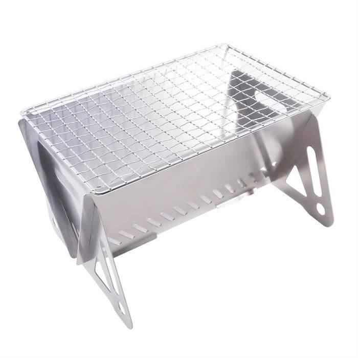 Comme image Réchaud à barbecue pliant portable, gril de camping ...