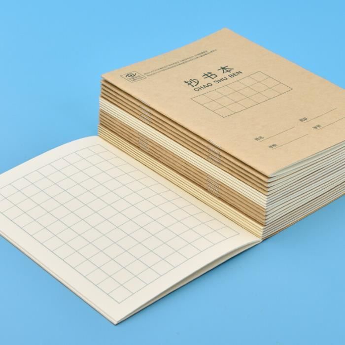 Feuillet mobile,Couverture rétro en papier peau de vache pour cahier ...