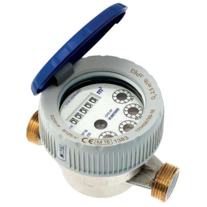 Débitmètre à eau froide - B METERS - 1/2" jet unique à moitié sec ...