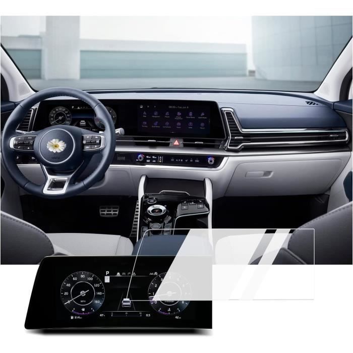 12,3" Kia Sportage Nq5 2022-2023 Film De Protection D'Écran En Verre Trempé 9H Résistant Aux ...