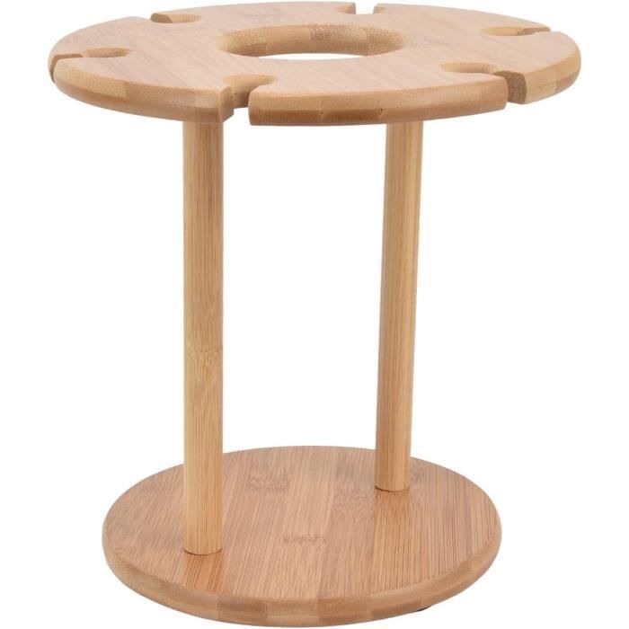 Casier À Vin En Bambou, Support De Verre À Vin Et Support En Verre De Bouteille, Support De ...