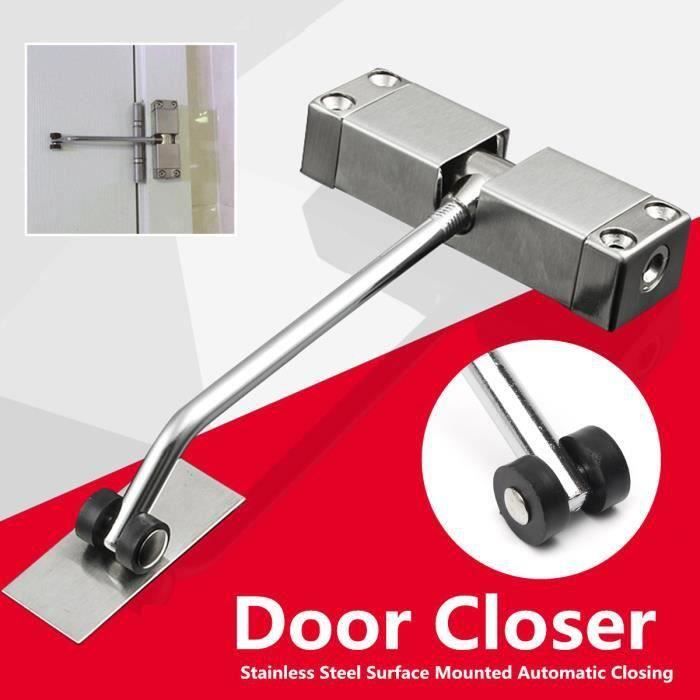 TK05596-20-40kg Ferme-porte Automatique Acier Inox Réglable Ajustable ...