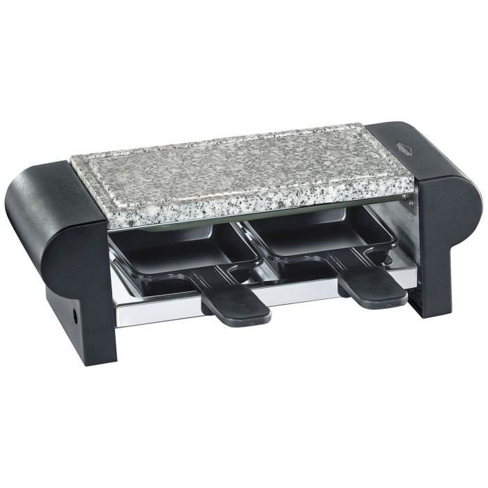 KUCHENPROFI Raclette grill Duo - 31 x 10,6 x 10,2 cm - 400 W - Noir ...