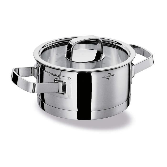 Marmite San Remo 16 Cm | Hauteur 7,5 Cm | Faitout 1,25 L | Casserole À ...