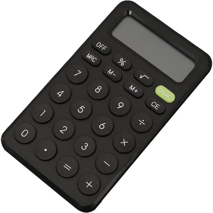 Mini calculatrice portable à 8 chiffres avec base antidérapante - Pour ...