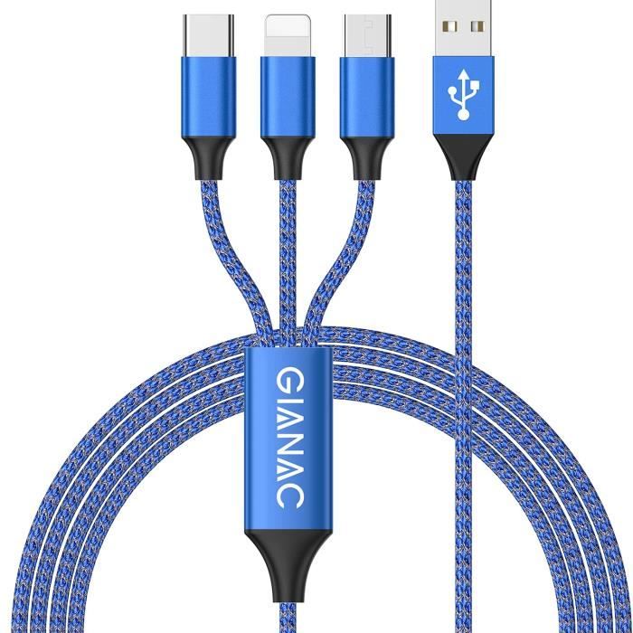 Câble Chargeur Multi Embout En Cable Multi Usb M Câble Multi