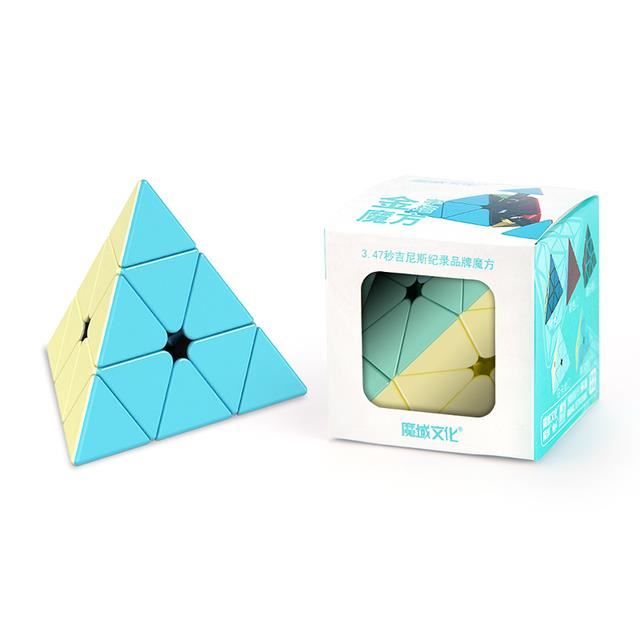 CASSE-TETE,3x3 Pyramid--Cube rose Macaron 2345, 2x2 3x3 4x4 5x5 ...