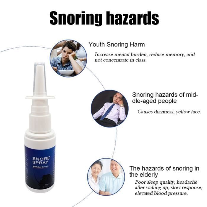 Zerodis Sprays anti-ronflement Spray Anti-ronflement aux herbes ...