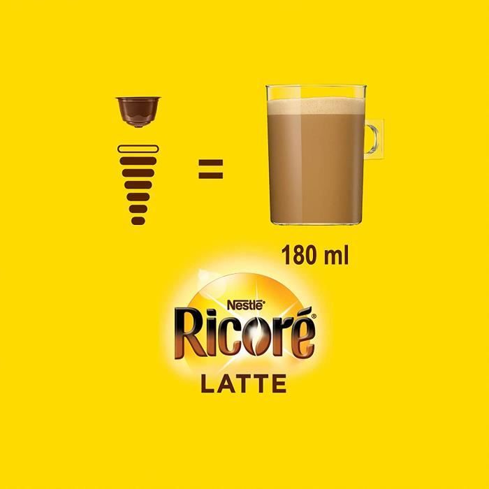 Nescafé Dolce Gusto Ricoré Latte - Café Chicorée - 48 Capsules (Lot de ...